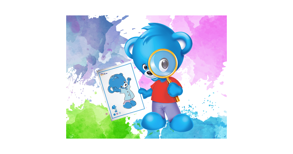 Ausmalvorlagen mit dem Bo-Bär zum herunterladen | Nestlé FamilyNes